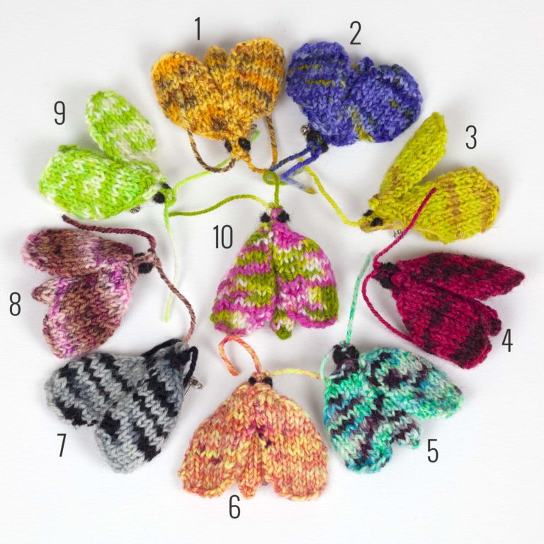 Max's World – Knitted Moths, Jewellery for Crafters by Max Alexander